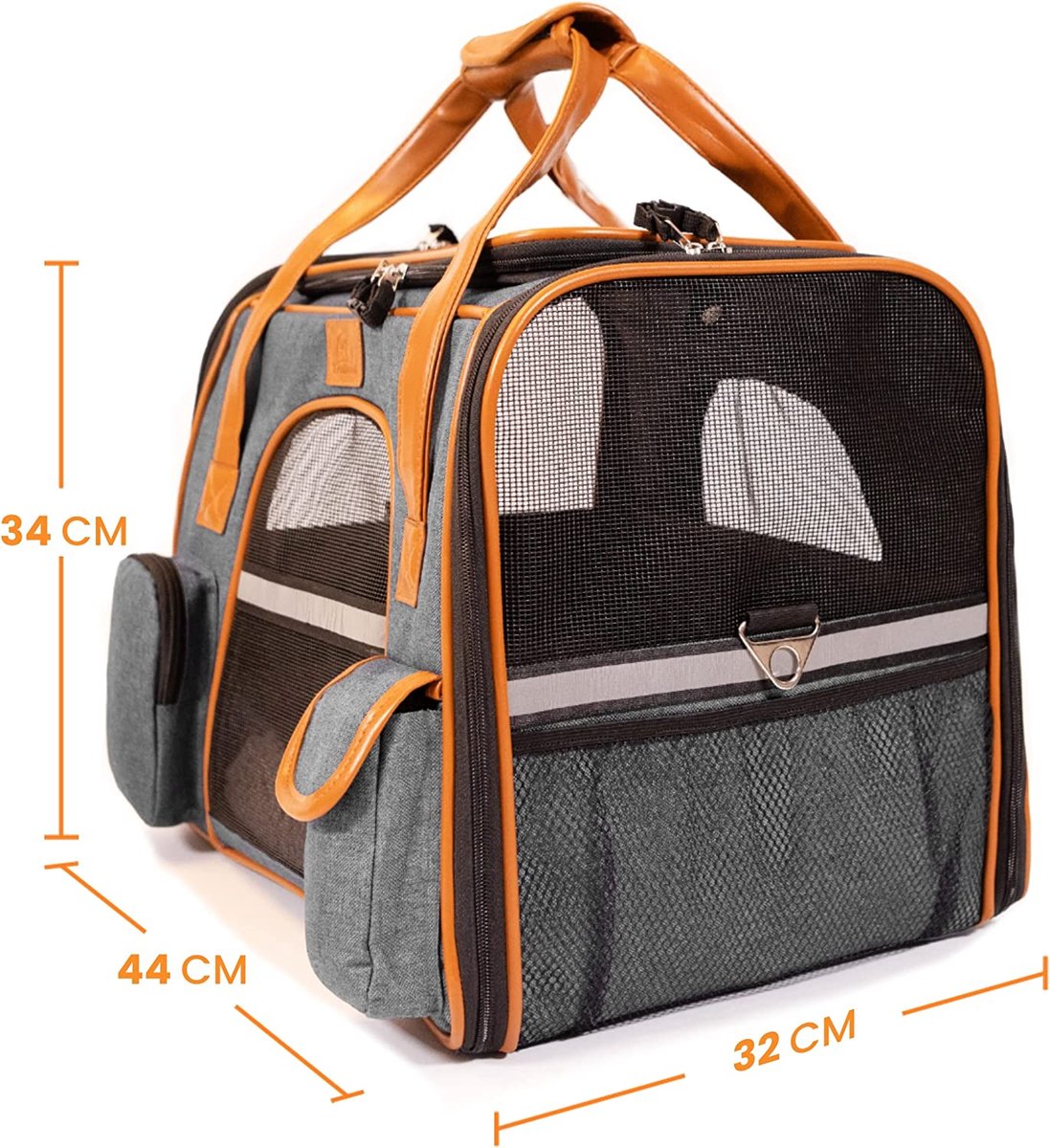 Hondentas, kattentas tot 6 kg - (ademend) - transporttas voor auto ... Hondentas, kattentas tot 6 kg - (ademend) - transporttas voor auto ...