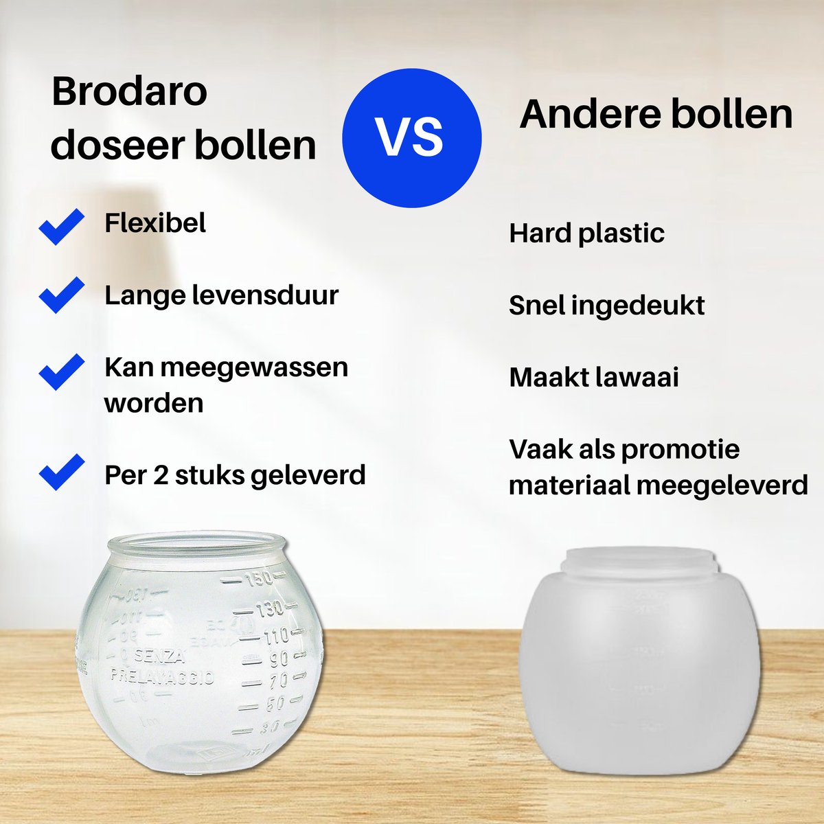 Doseerbol 5 stuks - Wasbol - Wasbollen - Wasballen | bol.com