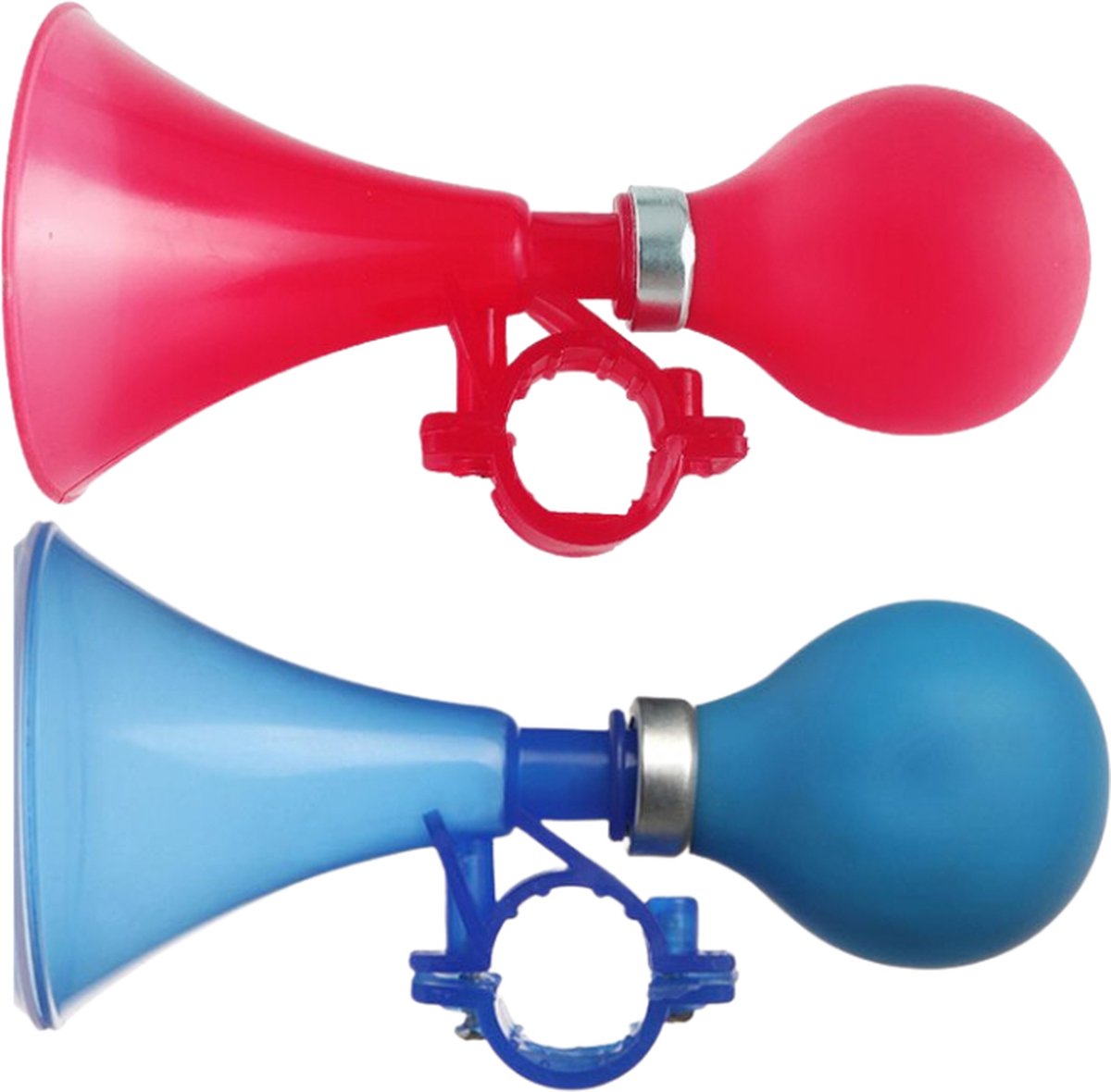 Combi-deal: Fietstoeter Blauw & Roze - fietsbel kinderfiets / fietsbel ...