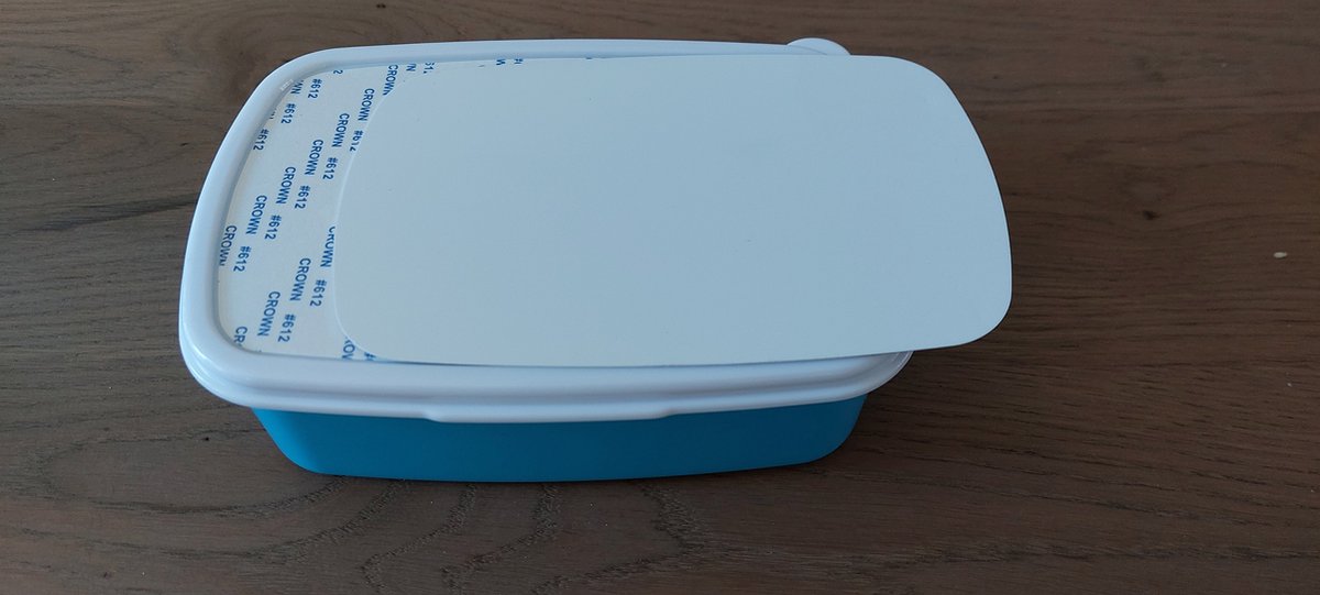 2X SUBLIMATIE BROODDOOS/LUNCHBOX/BROODTROMMEL BLAUW | bol.com