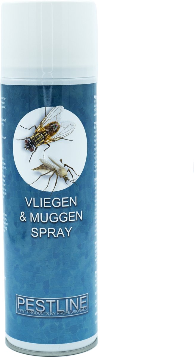 Pestline Vliegen & Muggen Spray; ter bestrijding van vliegen en muggen ...