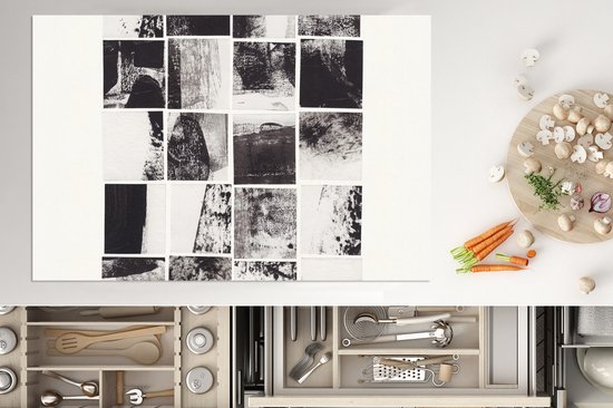 Mozaïek - Abstract - Zwart - Wit | bol.com