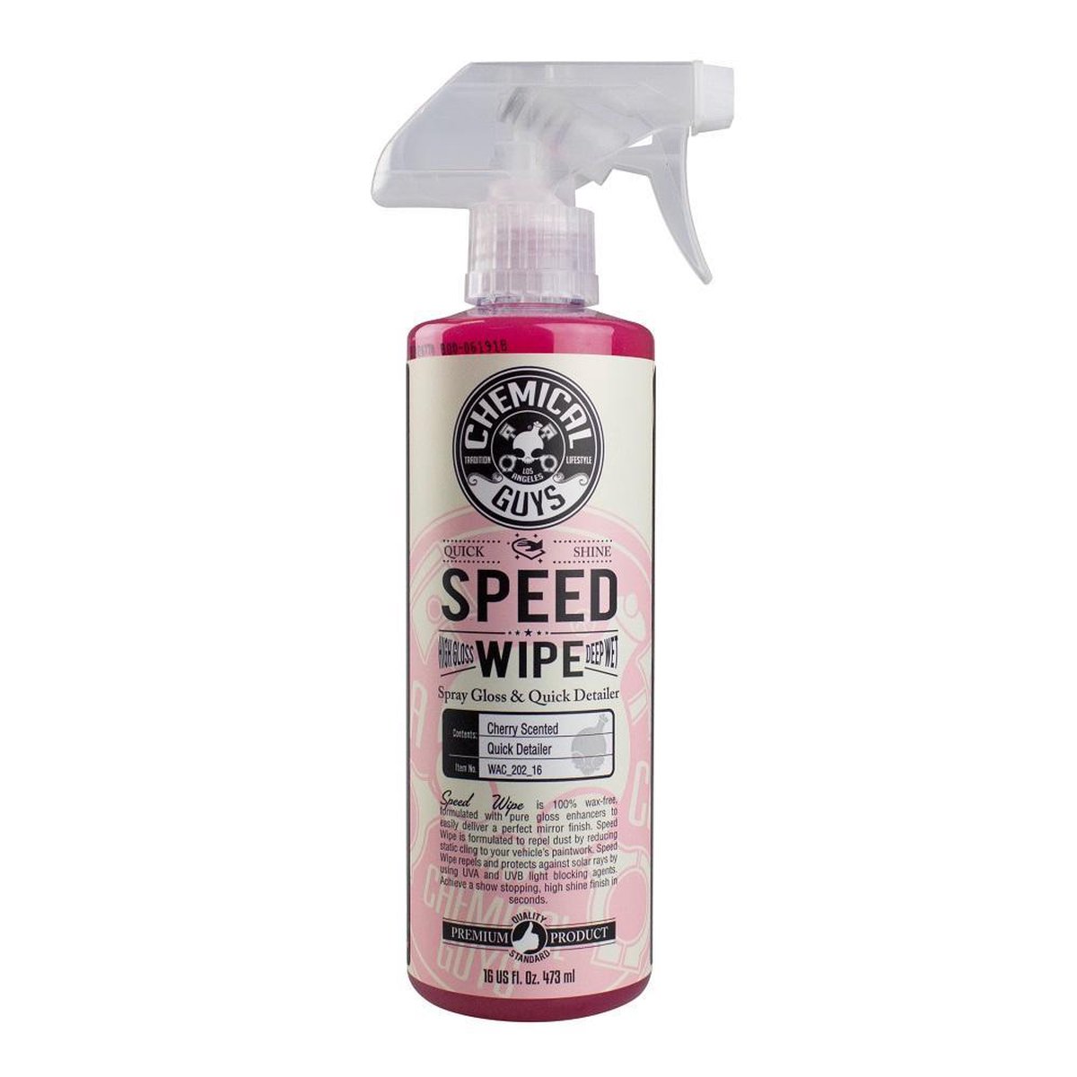 Chemical Guys Speed Wipe Quick Detailer 473ml | bol.com