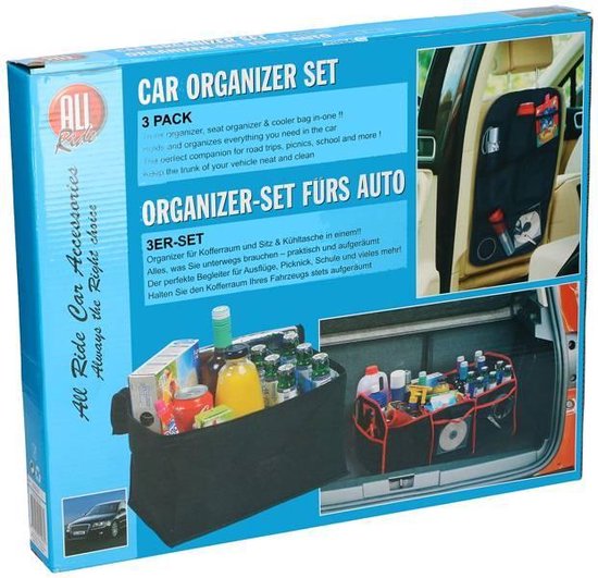 All Ride Opbergset voor auto 3 delig | bol.com
