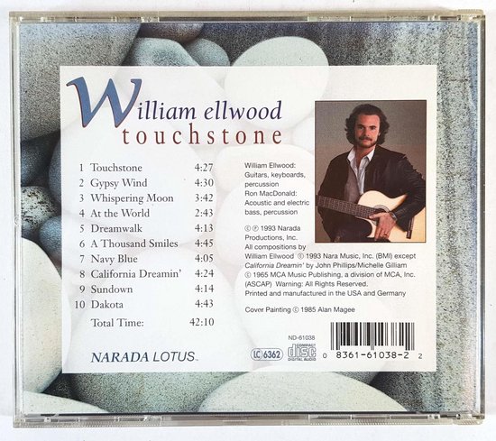 Touchstone, William Ellwood | CD (album) | Muziek | bol