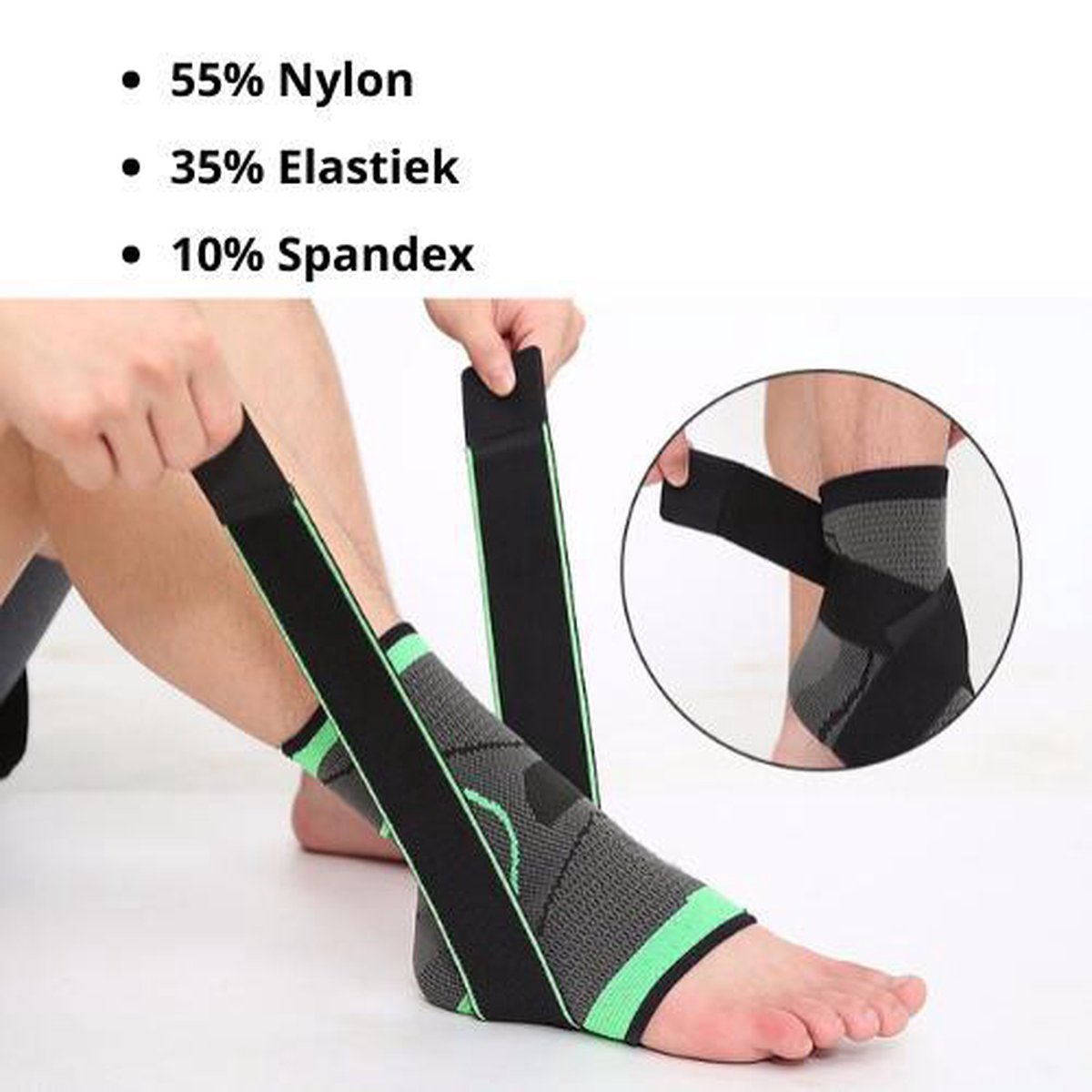 Enkelbraces - Universeel (enkelbrace rechts & links) - Verstelbare ...