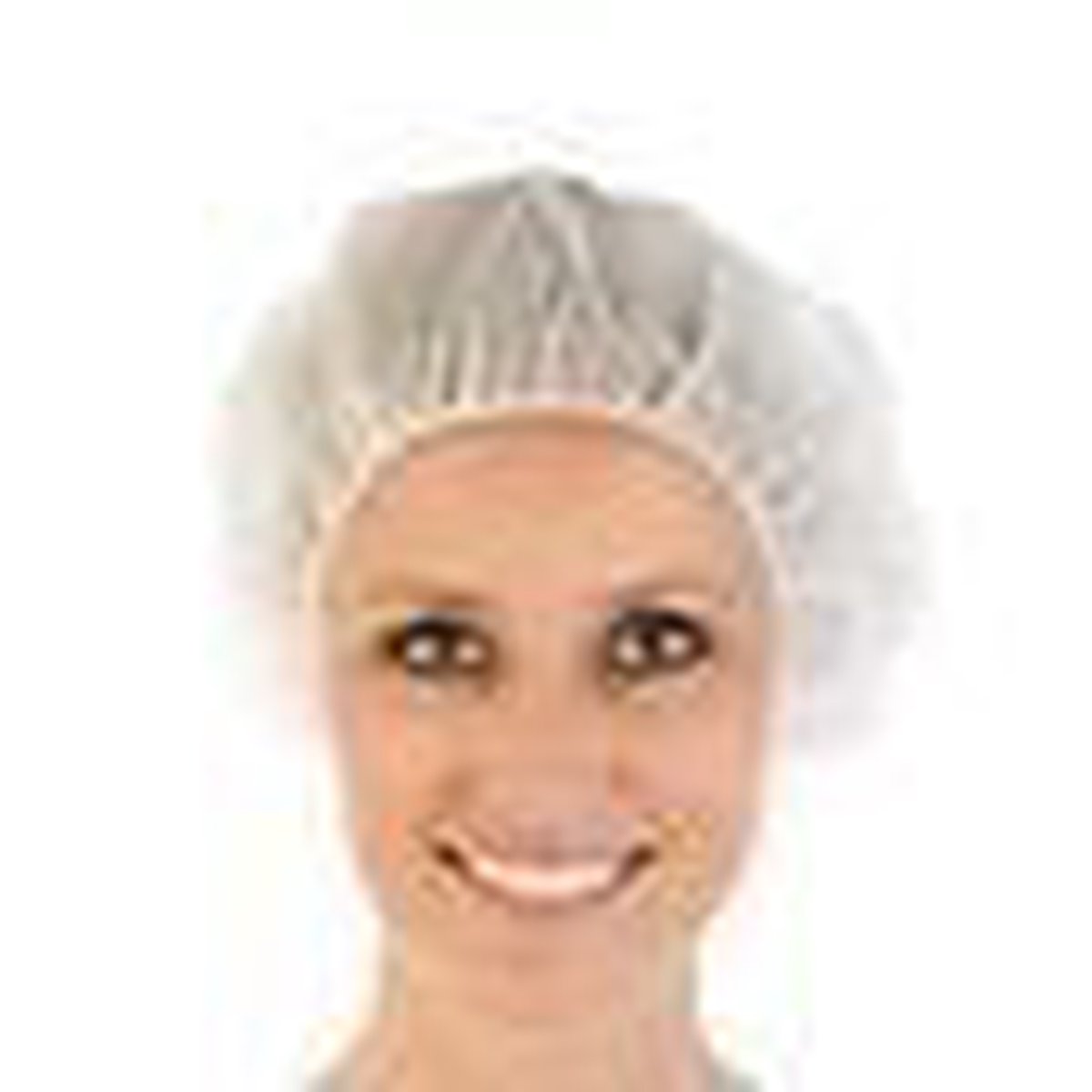 Haarnetje clip cap wit per 100 stuks - haarnetjes | bol.com