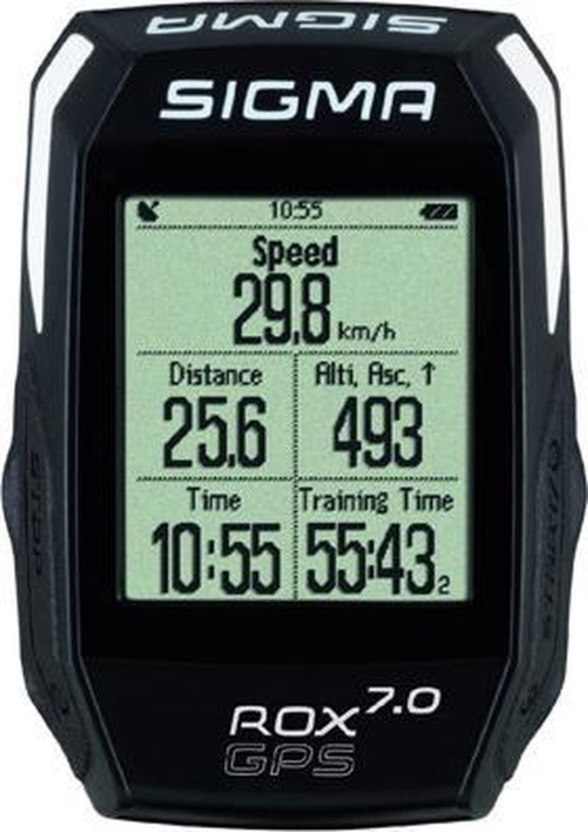 Sigma ROX GPS 7.0 - Fietscomputer - 45 functies - GPS Draadloos - Zwart ...
