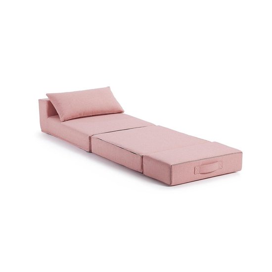 "Kave Home - Arty vouwbed 70 x 89 (200) cm roze " | bol