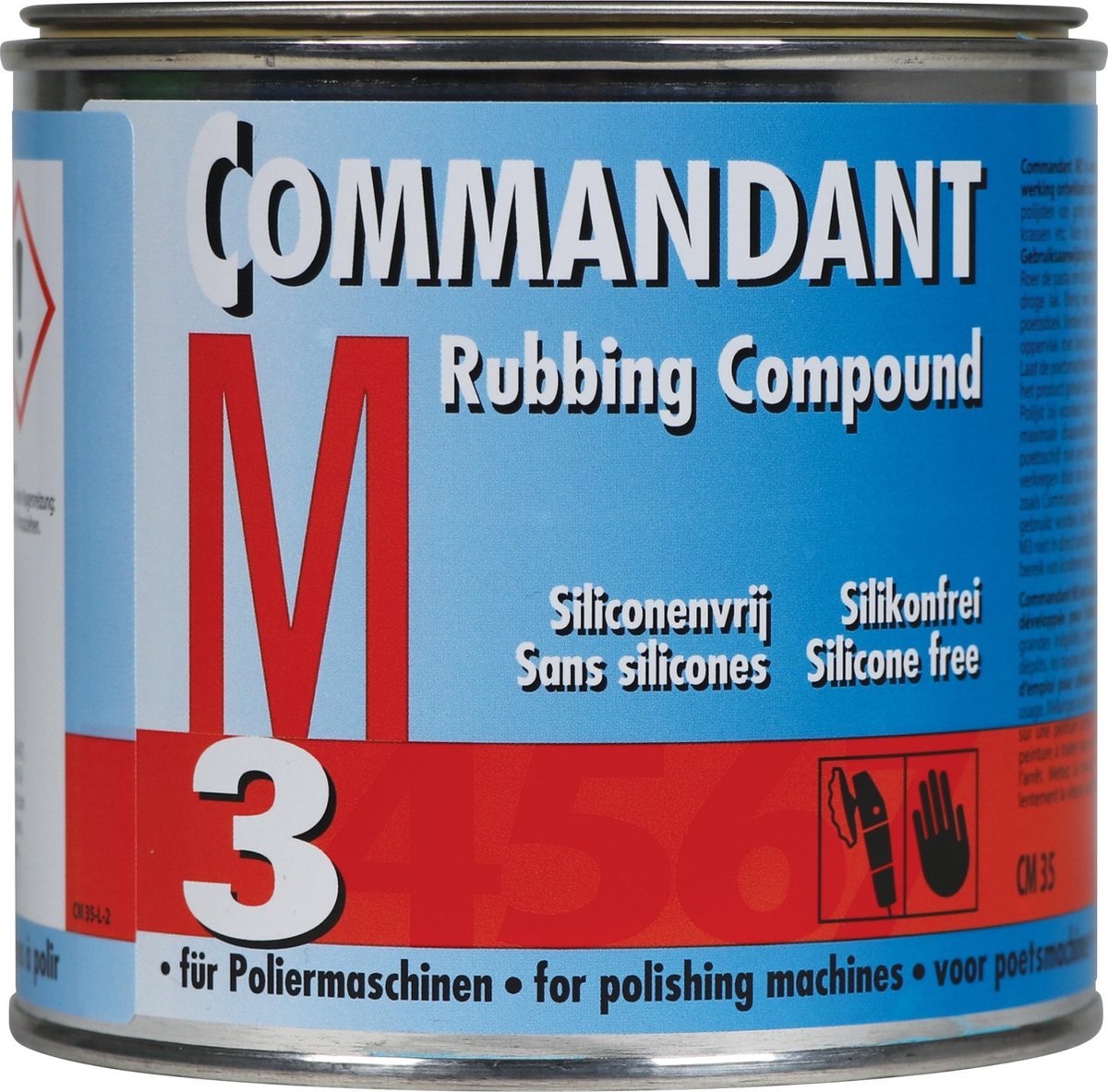 Commandant Polijstpasta Comm Cm35 Machine M3 500 Gram | bol