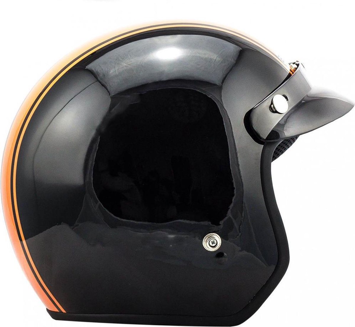 ARMOR AV-48 retro open jethelm scooter helm, motorhelm, L Large 59-60 ...