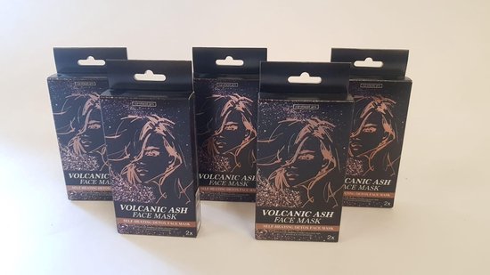 Volcanic Ash Face Mask - Gezichtsmasker - Voordeelverpakking - 5x 2 ...