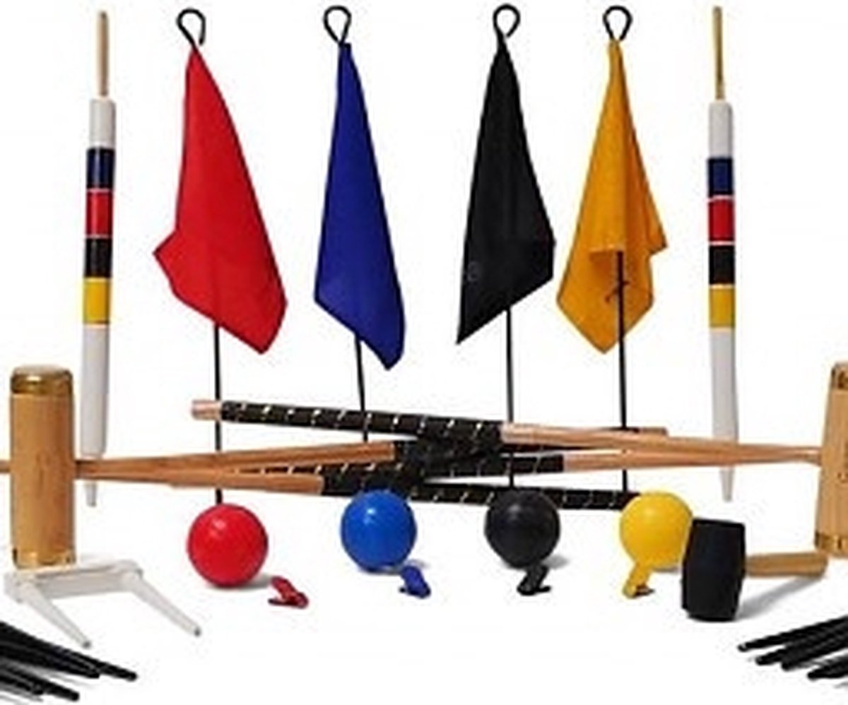Junior Executive Croquet set - Officieel en Compleet met Luxe tas ...