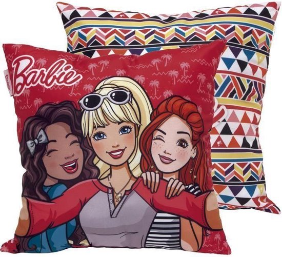 MATTEL Barbie Comfort vierkant kussen - 40x40 cm | bol.com