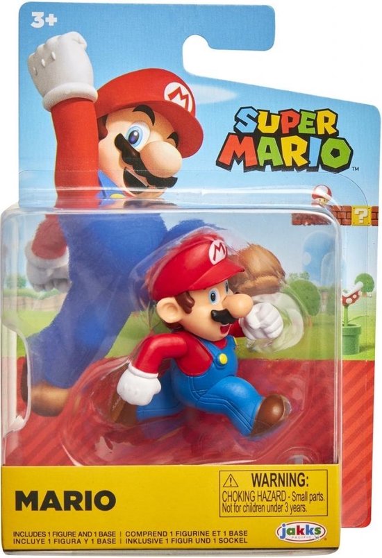 Super Mario Mini Figure - Running Mario 6cm | bol.com