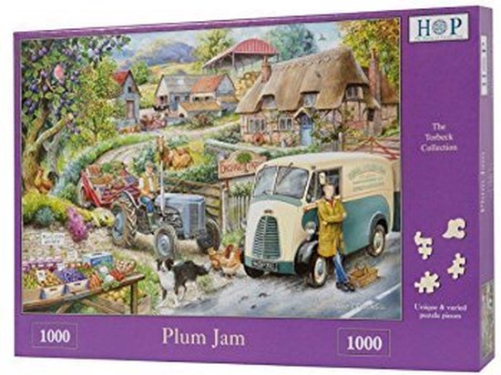 House of Puzzles Plum Jam - 1000 Piece Jigsaw Puzzle. | bol