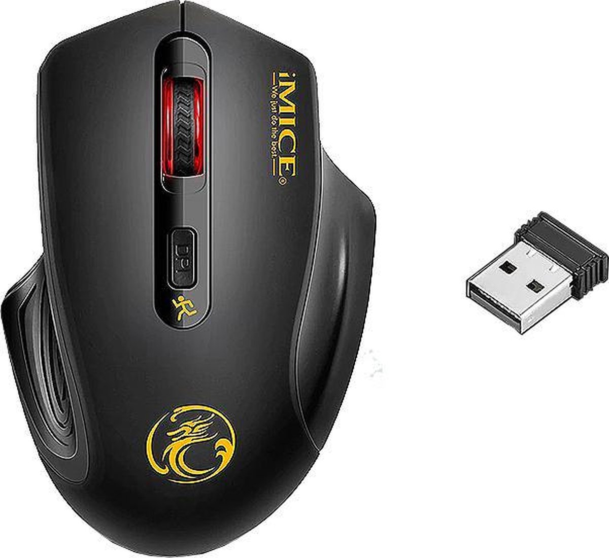 Draadloze Gaming Muis - Wireless Computer Silent Mouse | bol.com