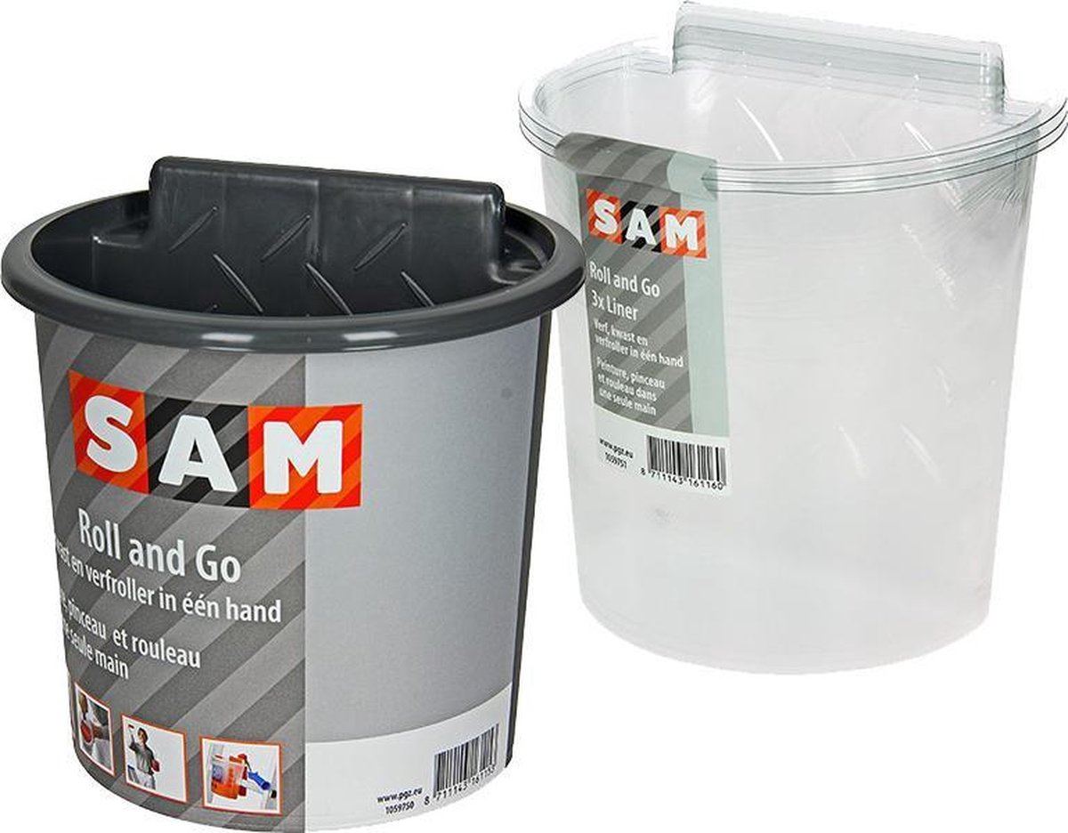 SAM Roll and Go Verfemmer - inclusief 3 In-liners - 1 stuk | bol