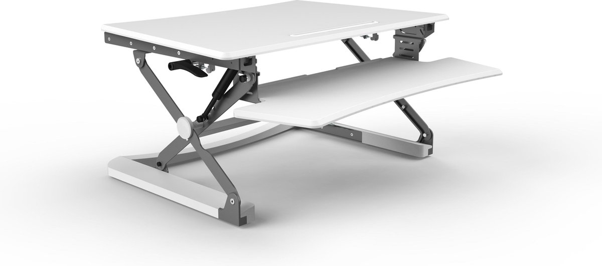 Zit Sta bureau verhoger extra large wit | bol.com