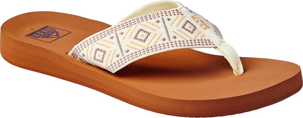 Reef Spring Woven Dames Slippers - White - Maat 41 | bol