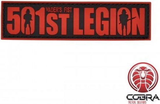 501st Legion red militaire PVC patch embleem met klittenband | bol