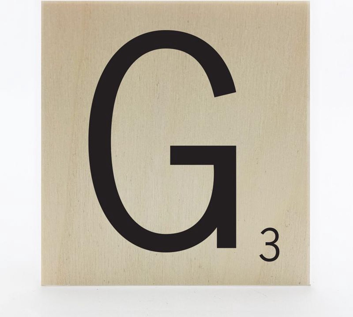 Houten scrabble letter G - 8 x 8 cm | bol.com