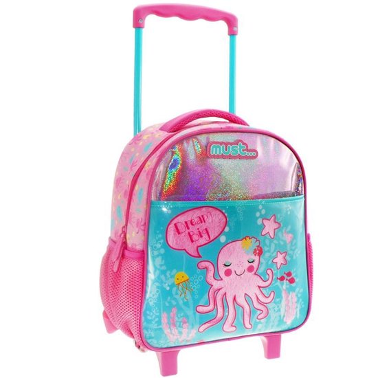 Must Octopus Rugzak Trolley - 31 x 27 x 10 cm - Multi | bol