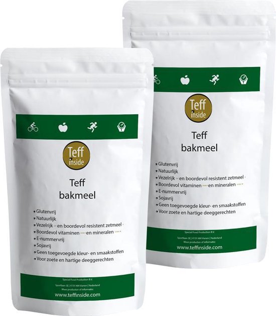 Farine de blé entier sans gluten Teff - 2 kilogrammes | bol