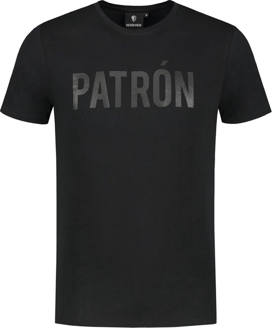 Patrón Wear | Black on Black Brand T-shirt | Heren | T-shirt | Maat XL ...