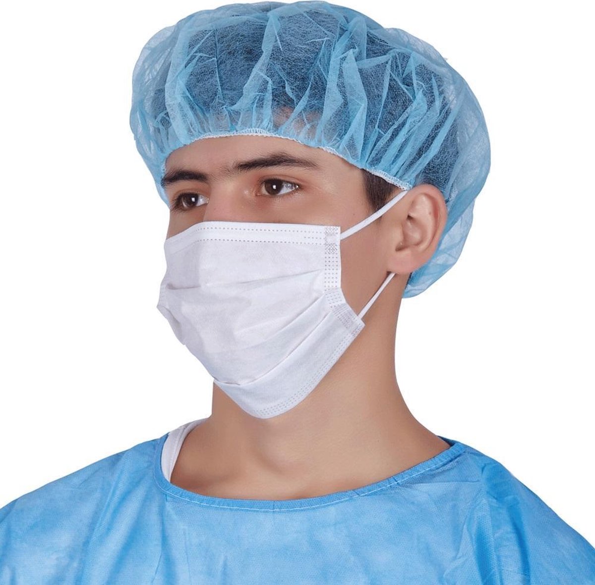 Wegwerp Mondkapjes - Mondmasker - Stofmaskers - 50 stuks - met elastiek ...