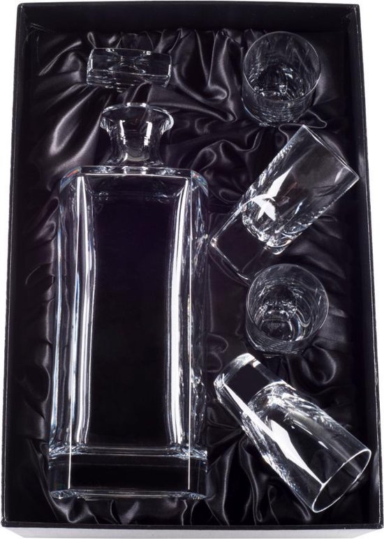 ROGASKA 1665 - Manhattan Kristal Decanter Vodka - 5delig set | bol
