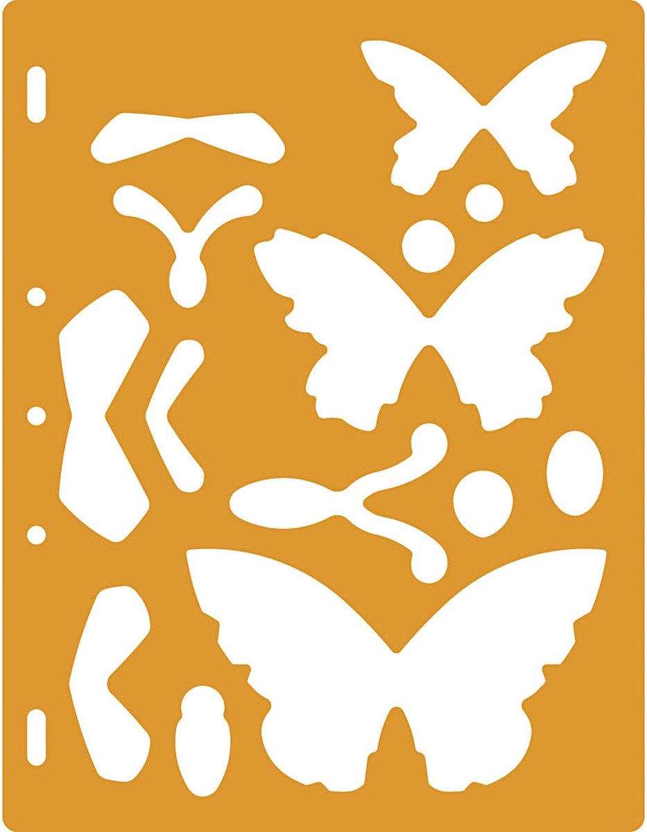 Shape Template, Vlinders, 1 stuk | bol.com