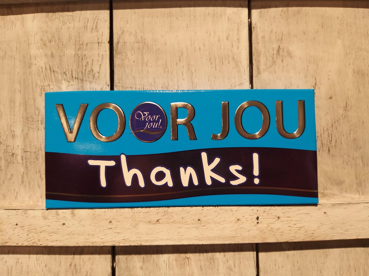 Voor jou choco.reep thanks ^ 70 gr | bol.com
