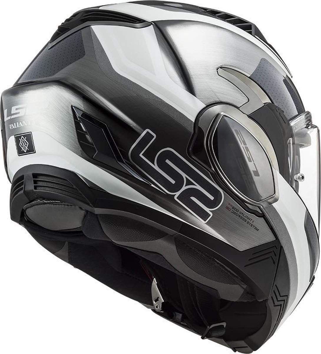 LS2 FF900 Valiant II systeemhelm Orbit Jeans glans titanium | bol.com