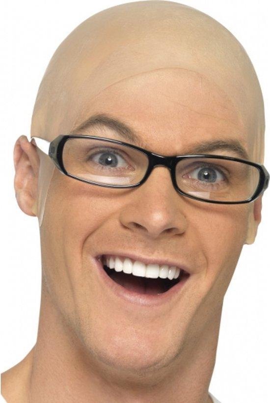 Realistisch Kaal Hoofd Pruik - Latex - Carnaval -Kale Kop - Naturel ...