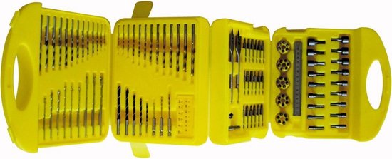 Wisvo Boor en Bit set - 122 delig | bol