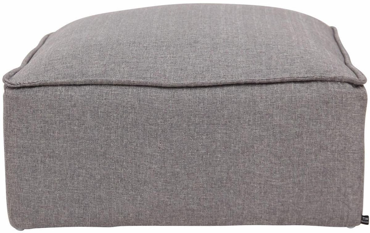 Clp Nantes Poef - Grijs - Stof | bol.com