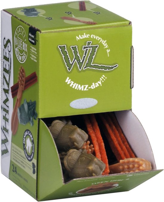 Whimzees Variety Box - M - Hond 12-18 Kg | bol