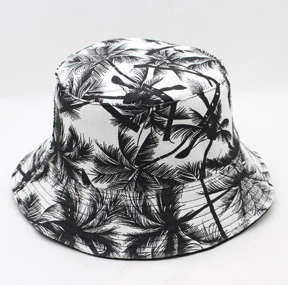 Bucket hat - Palm tree - Vissershoedje - Zonnehoedje - Buckethat ...