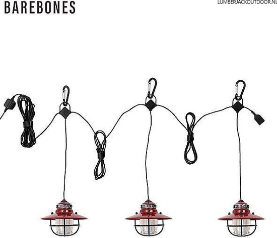Barebones Edison String Light 3 pack red | bol