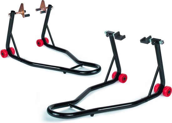 Motor standaard paddock - achterbrug lift - met wielen | bol