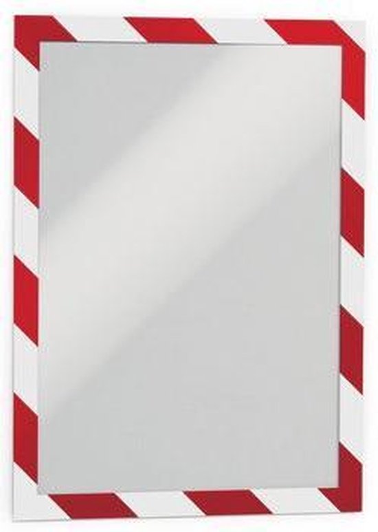 Durable Duraframe Security Zelfklevend Kader A4, Magnetisch, Rood wit ...