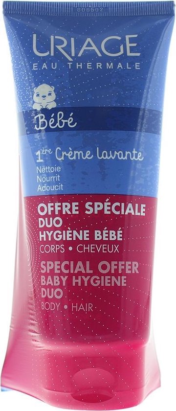 Uriage Gift Set Baby 1st 200ml Cleansing Cream + 200ml Shampoo | bol.com