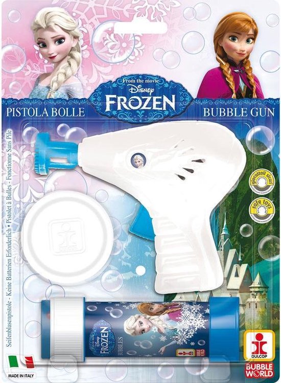 Disney Frozen bubble gun + bottle bubbles | bol.com
