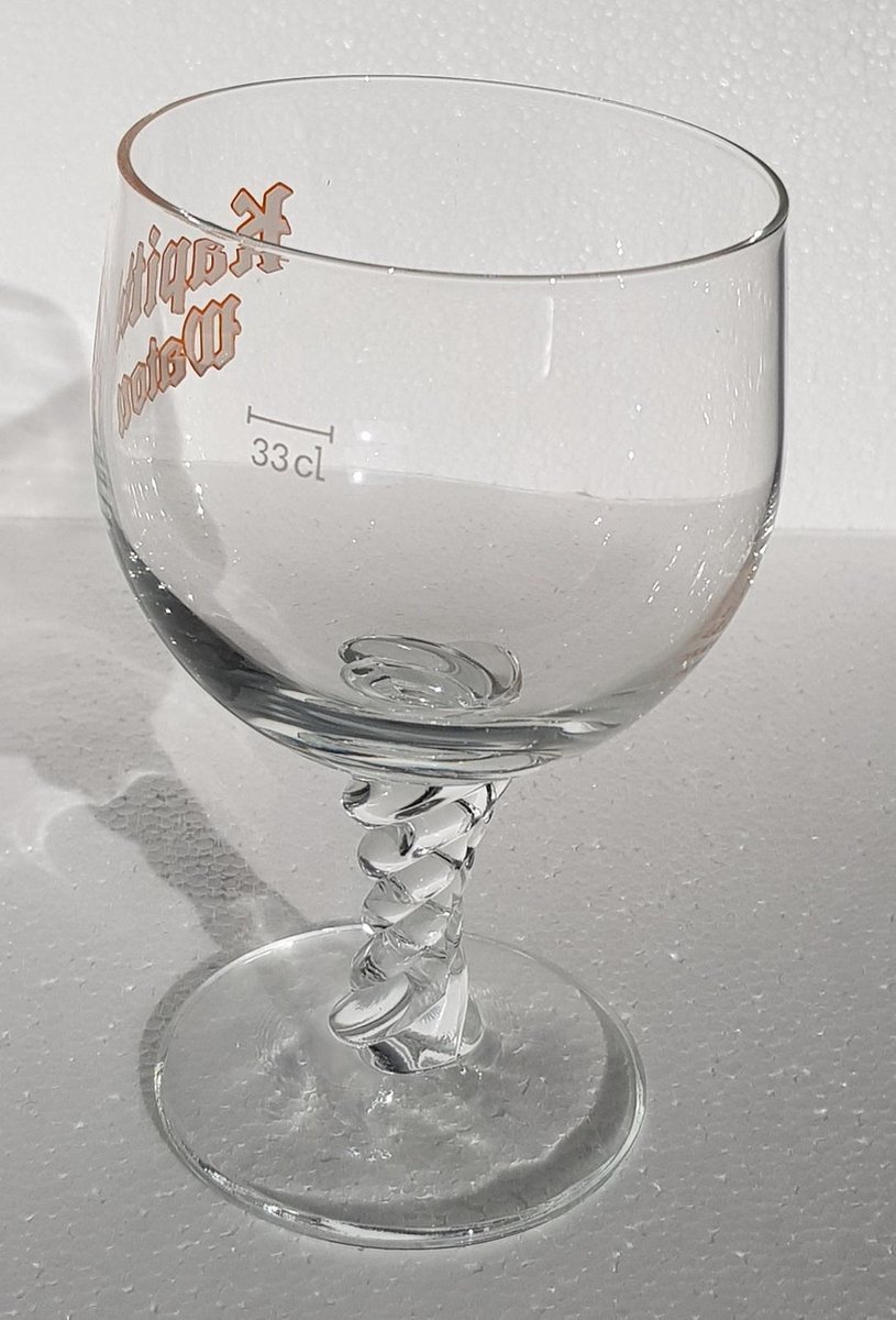 Kapittel Watou bierglas 33 cl 2 stuks gedraaide voet | bol.com