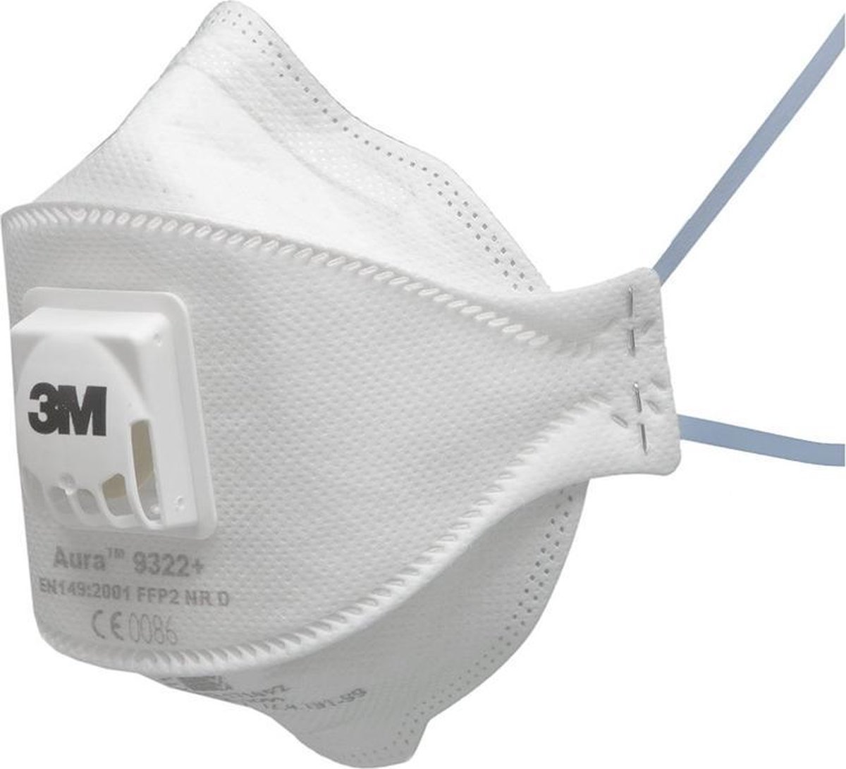 bol.com | 3M Stofmasker N95/FFP2 | 1 Stuk | Gezichtsmasker, veiligheidsmasker, mondkapje,...