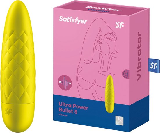 Satisfyer Ultra Power Bullet 5 - Vibrating Bullet yellow | bol