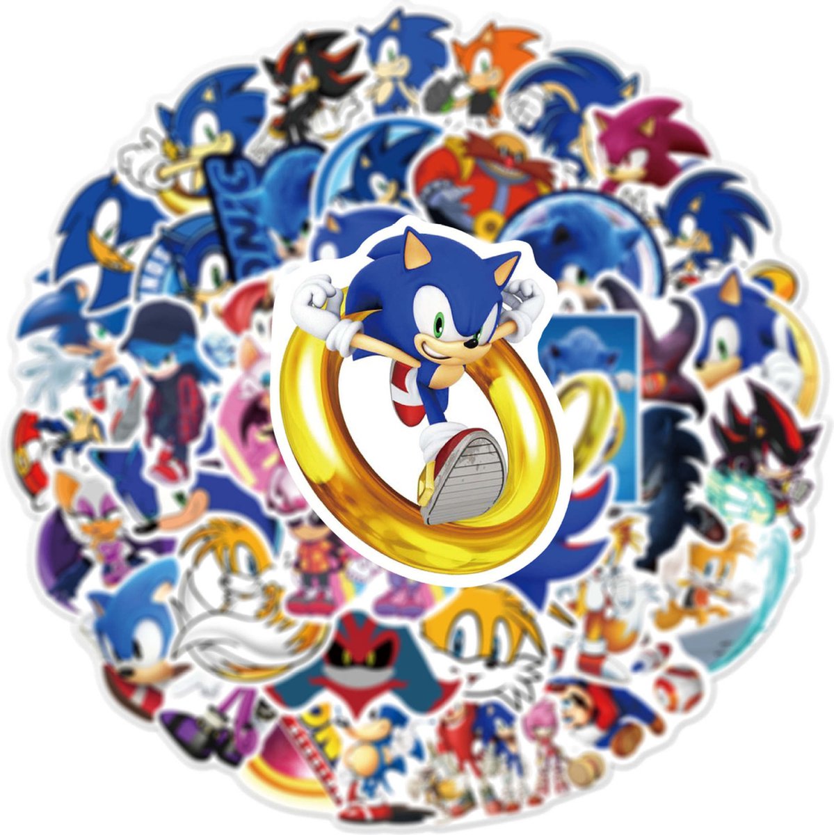 Sonic Stickers - Sonic The Hedgehog - Sonic Knuffel - Sonic Speelgoed ...