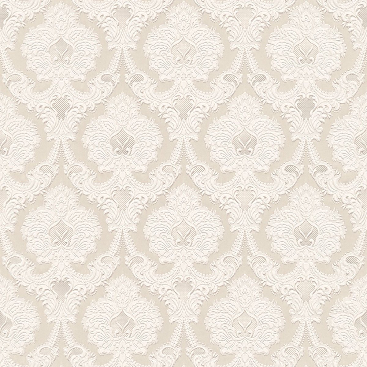 Barok behang Profhome 764034-GU papier behang licht gestructureerd in ...