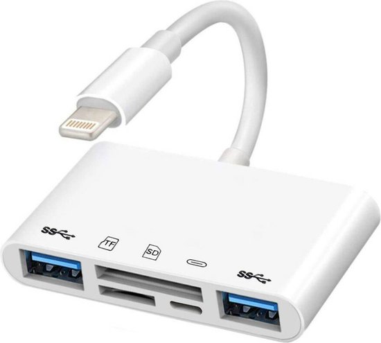 EFORYOU Camera connection kit 5 in 1 voor iPad en iPhone SD / USB 3.0 ...